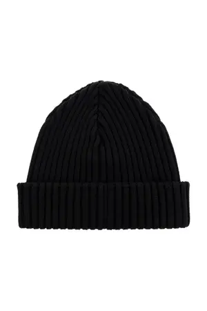 PAUL  SHARK Ribbed-knit Beanie Hat