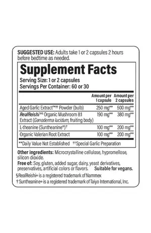 KYOLIC Sleep Mushroom Supplement For Restful Sleep And Relaxation 60 Capsules