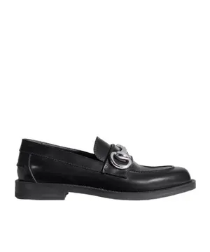 Gucci Boulevard Loafers With Horsebit Detail - Black