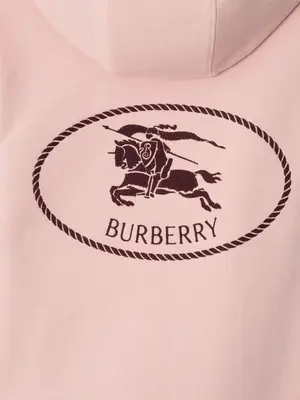 Burberry Knight Stamp Cotton Zip Hoodie