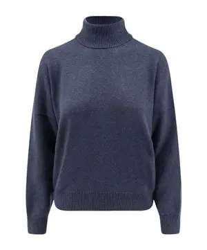Brunello Cucinelli Monili-chain High-neck Knit - Black