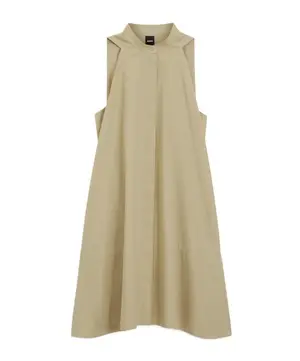Hugo Boss Sleeveless Cotton Poplin Dress