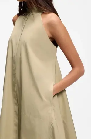 Hugo Boss Sleeveless Cotton Poplin Dress