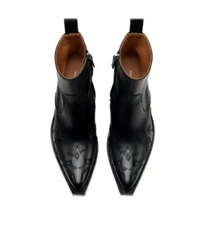 MAISON MARGIELA Flame-embroidered Cowboy Boots
