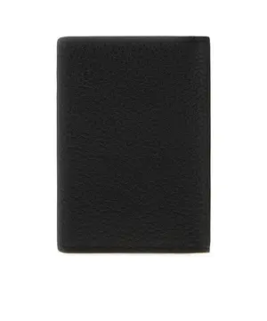 Burberry Embossed-check Folding Card Case