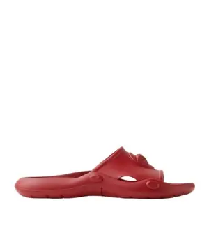 Versace Nettuno Rubber Slides - Red
