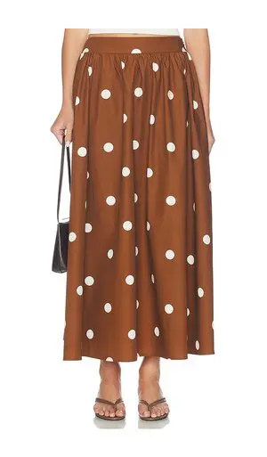 Susana Monaco Polka Dot Midi Skirt