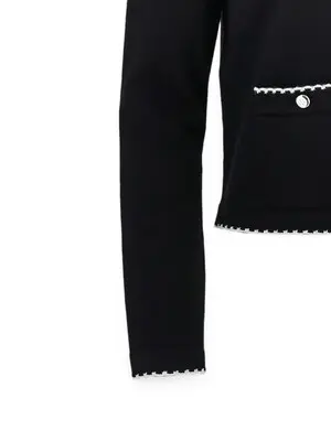 Tory Burch Kendra Wool Cardigan - Black