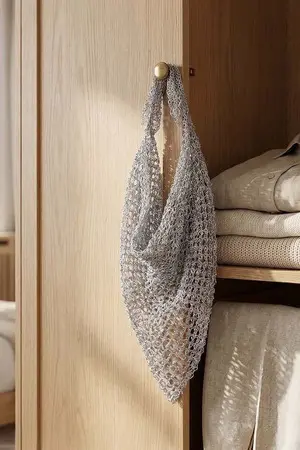 HAIR DRAMA CO Mettalic Scarf