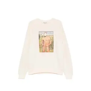 JW Anderson Graphic Print Sweatshirt - Cream