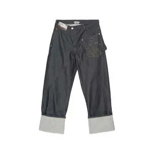 JW Anderson Wide-leg Denim Jeans With Contrast Stitching
