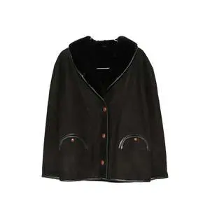 BLAZÉ MILANO Jackets Faux Fur & Shearling Jackets - Black
