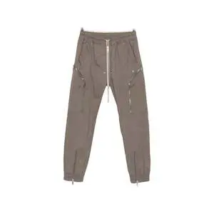 Rick Owens Grey Trousers Tapered Trousers - Gray