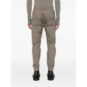 Rick Owens Grey Trousers Tapered Trousers
