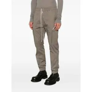 Rick Owens Grey Tapered Trousers
