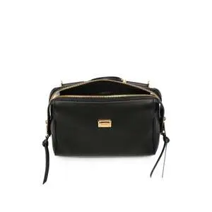 Dolce & Gabbana Tote Bag With Logo Plaque - Black