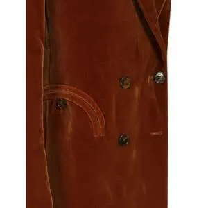 BLAZÉ MILANO Double-breasted Velvet Blazer