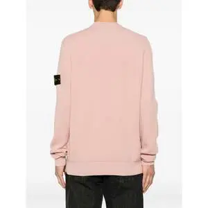 Stone Island Crew Neck Long Sleeve Virgin Wool Jumper