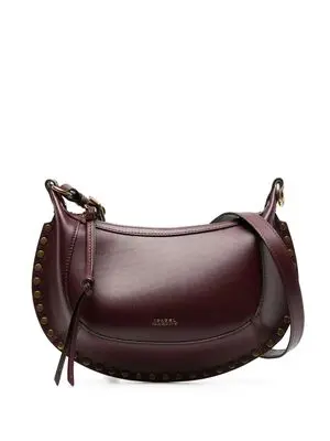 Isabel Marant Étoile Oskan Moon Studded Shoulder Bag - Red