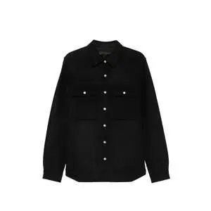 Rick Owens Rws Virgin Wool Shirt Jacket