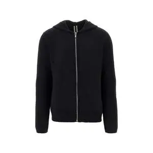Rick Owens Zip-up Cashmere Hoodie