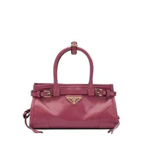 Prada Calf Leather Tote Bag - Pink
