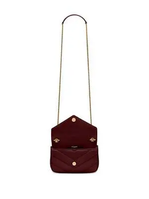 Saint Laurent Loulou Mini Bag In Lambskin - Red