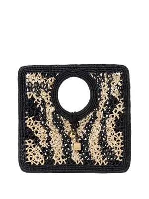 Jacquemus Le Petit Carré Spaggia Raffia Bag - Multicolor