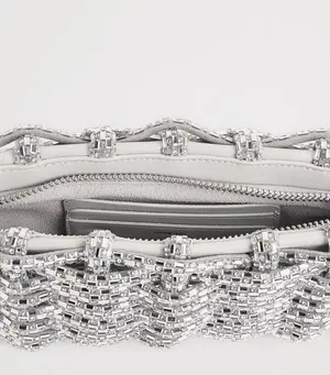 Simkhai Woven Beaded Clutch Bag