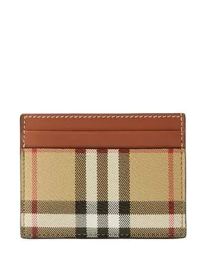 Burberry Sandon Check Card Case - Multicolor