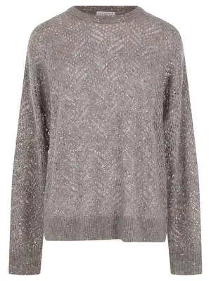Brunello Cucinelli Maglia Crew Neck - Gray
