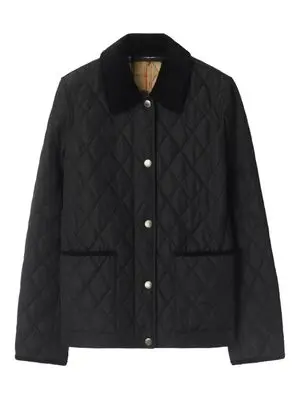 Burberry Quilted Nylon Dorset Jacket - Black