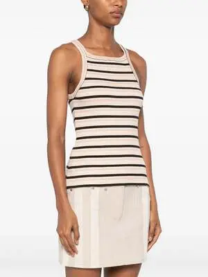 Fendi Multicolour Cotton Striped Knit Top