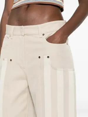 Fendi Pequin Drill Trousers