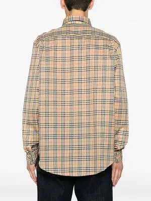 Burberry Relaxed Fit Check Cotton Shirt