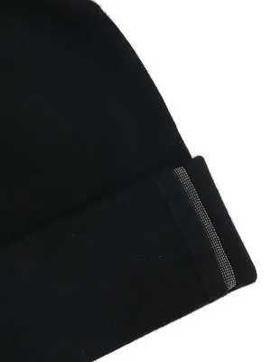 Brunello Cucinelli Cashmere Beanie - Black
