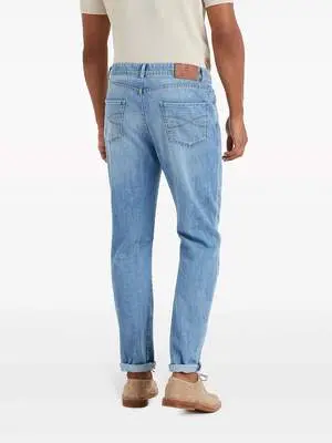 Brunello Cucinelli Pantalone Cinque Tasche In Denim Leggero