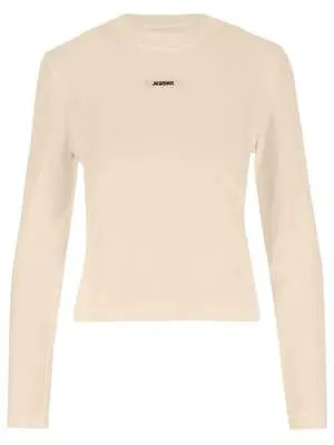 Jacquemus T-shirt Gros Grain A Maniche Lunghe - Multicolor