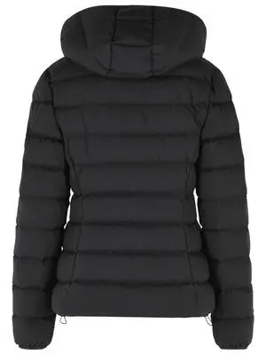 Moncler Matt Polyester Hooded Down Jacket - Black