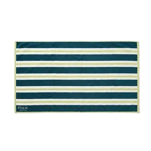 ITALIC Bondi Australian Cotton Beach Towels Teal & Pistachio - Green