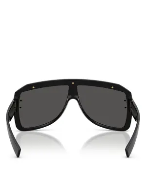 Dolce & Gabbana Aviator Shield Sunglasses, 137mm