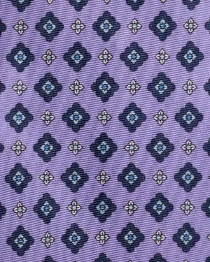 Bloomingdale'S Silk Classic Geometric Floral Neck Tie - Lavender