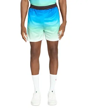 Casablanca Gradient Football Shorts - Blue Gradient