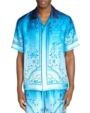 Casablanca Egyptian Rug Shirt - Blue Gradient