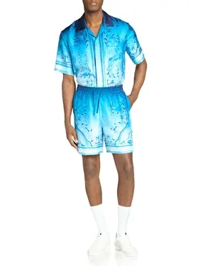 Casablanca Egyptian Rug Silk Shorts