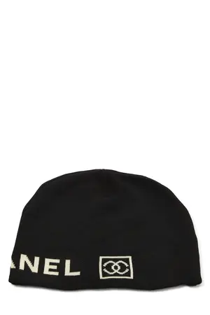 Chanel Wool Logo Beanie