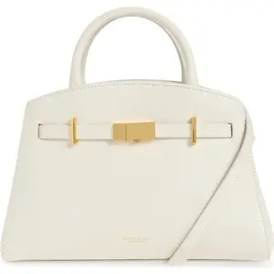 DEMELLIER DeMellier The Small Hudson Leather Tote Chalk