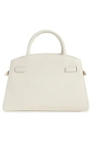 DEMELLIER The Small Hudson Leather Tote - Chalk