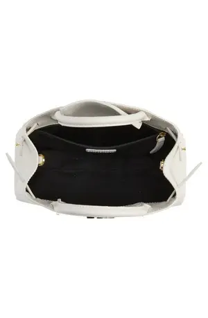DEMELLIER The Small Hudson Leather Tote - Chalk