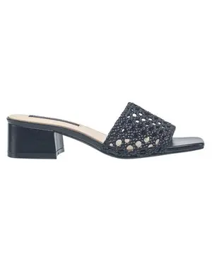 French Connection Waves Woven Mule - Black